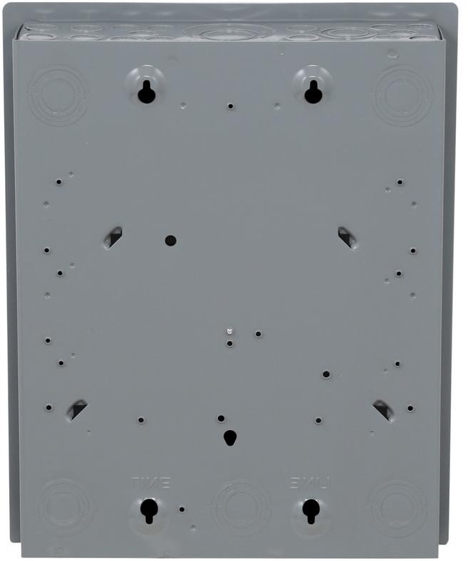 Square-D 125-Amp 12-Space 24-Circuit Indoor Home Main Lug Load Panel ...