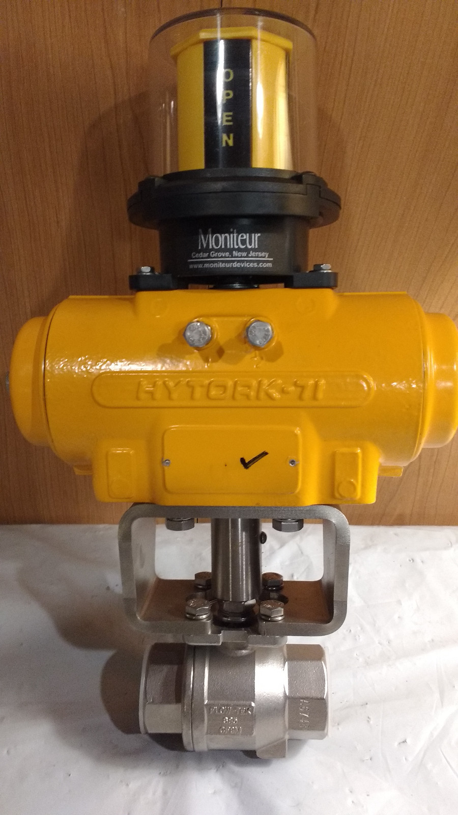 Hytork 71 Valve Actuator, Moniteur Valve Position Indicator, 1" 1000 ...