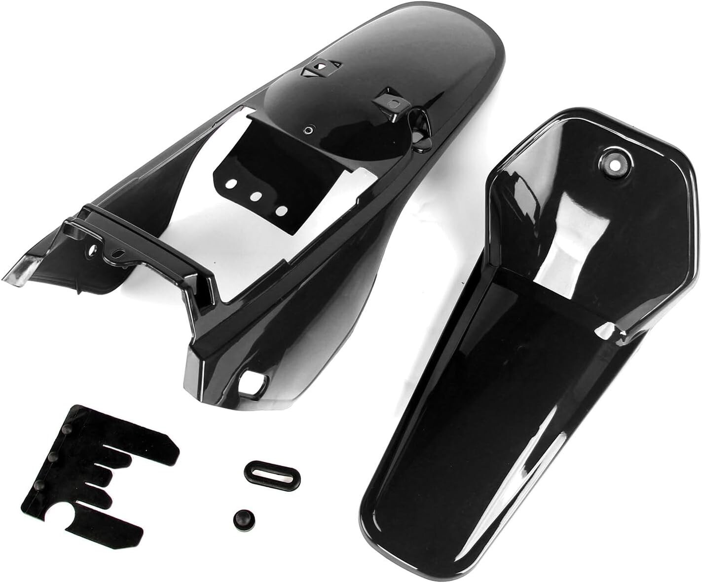 BLACK PLASTIC FENDER FAIRING SEAT TANK SET FOR YAMAHA PW80 PEEWEE 80 PW ...