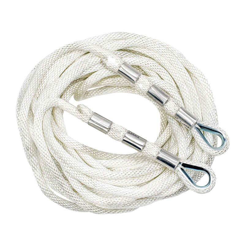 Sky Genie Rope 1/2in Braided Nylon Thimbled Eye Each End | eBay