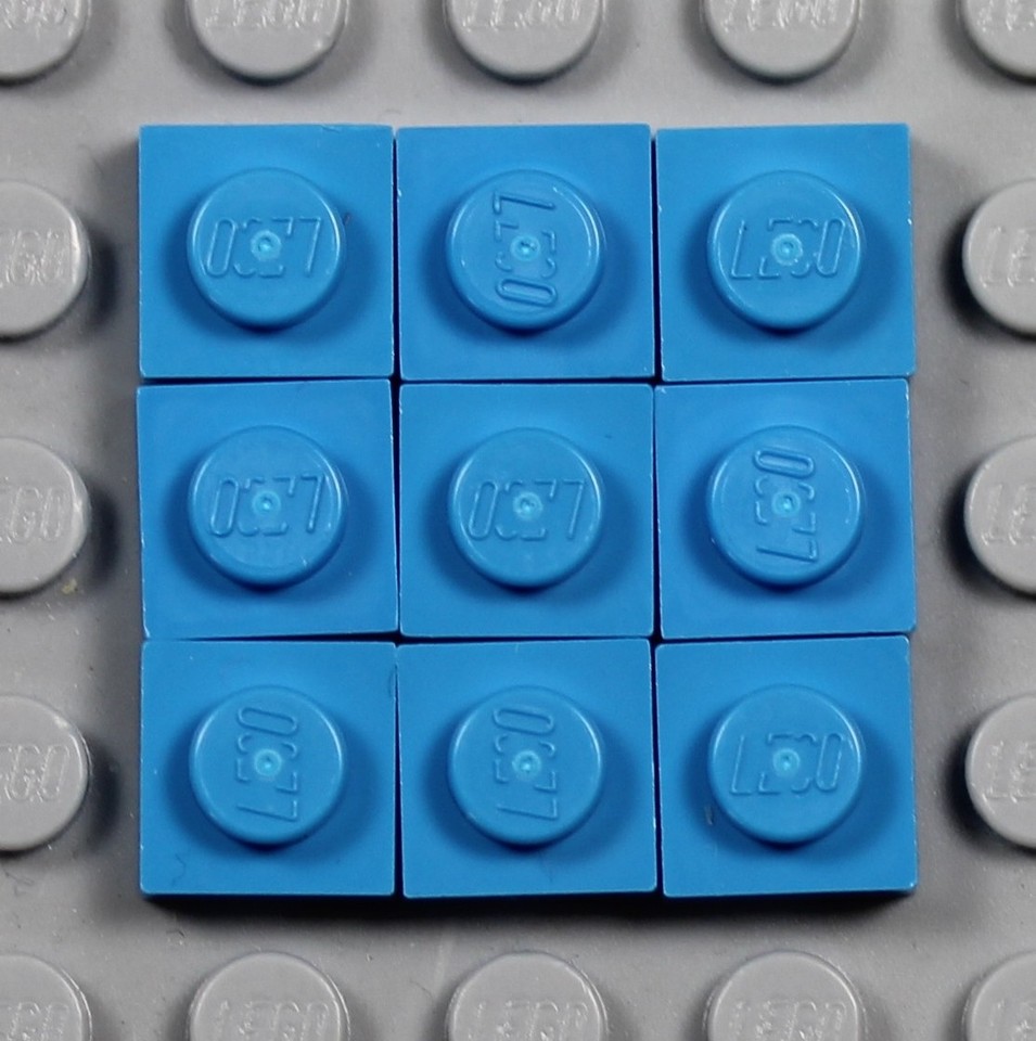 LEGO - 1x1 Plates Square - PICK YOUR COLORS - 3024 Flat Mosaic Blocks ...