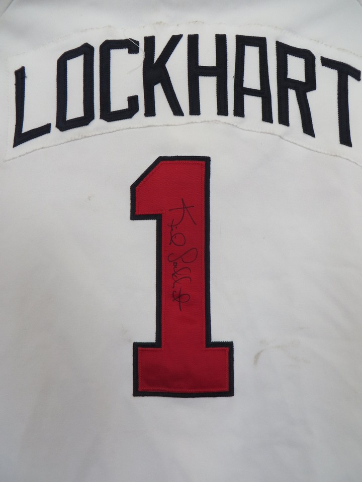 Keith Lockhart autographed auto signed 1998 Atlanta Braves game used ...