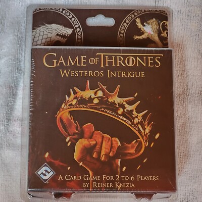 Game Of Thrones Westeros Intrigue Card Game - Brand New & Sealed | eBay