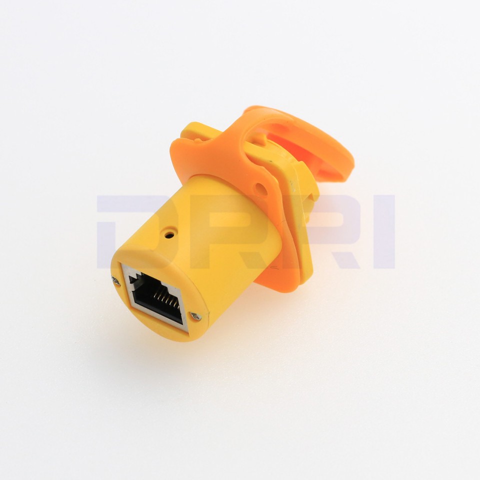 RJ45 waterproof Connector Sockets Female Ethernet Panel Mount Jack Plug ...