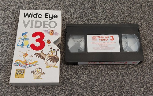 WIDE EYE VIDEO 3 WIDE EYE EARLY LEARNING PROGRAMME PAL VHS VIDEO KIDS ...