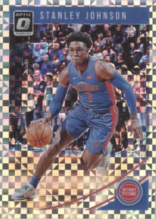 2018-19 Panini Donruss Optic - Stanley Johnson #130 Checkerboard Prizm ...