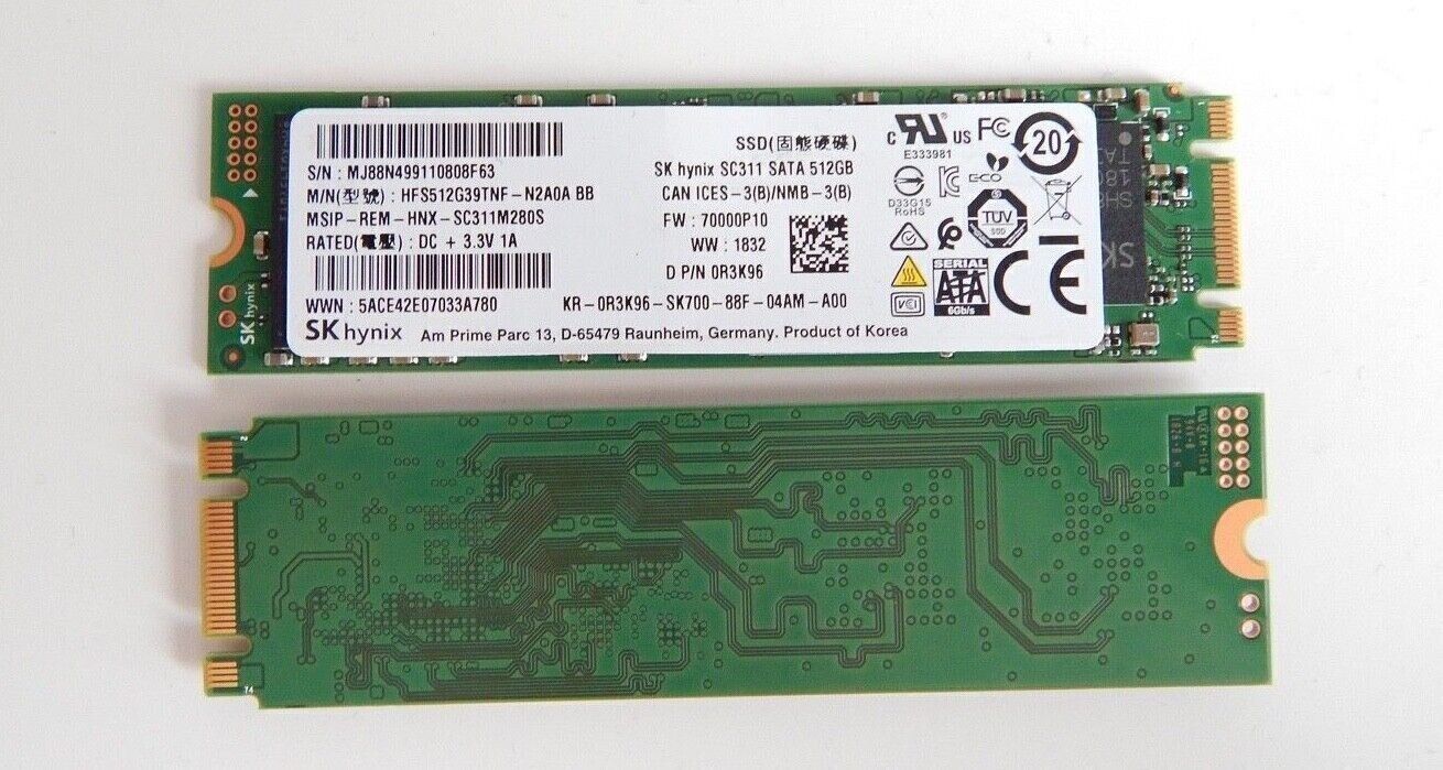 SK Hynix SC311 512GB SATA 6Gbps M.2 2280 Internal Solid State Drive SSD ...