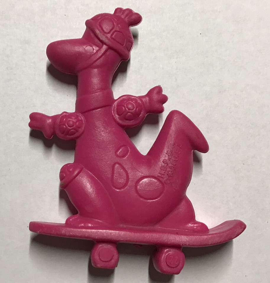 Vtg. 1991 Kellogg’s Fruity Pebbles Cereal Flinstones Dino on Skateboard ...