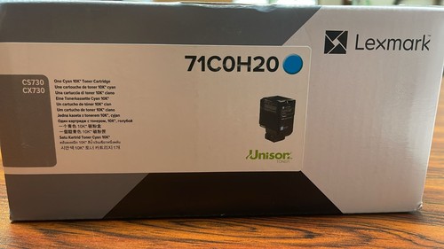 original Lexmark 71C0H20 Toner cyan CS730 CX730 A-Ware 734646729314 | eBay