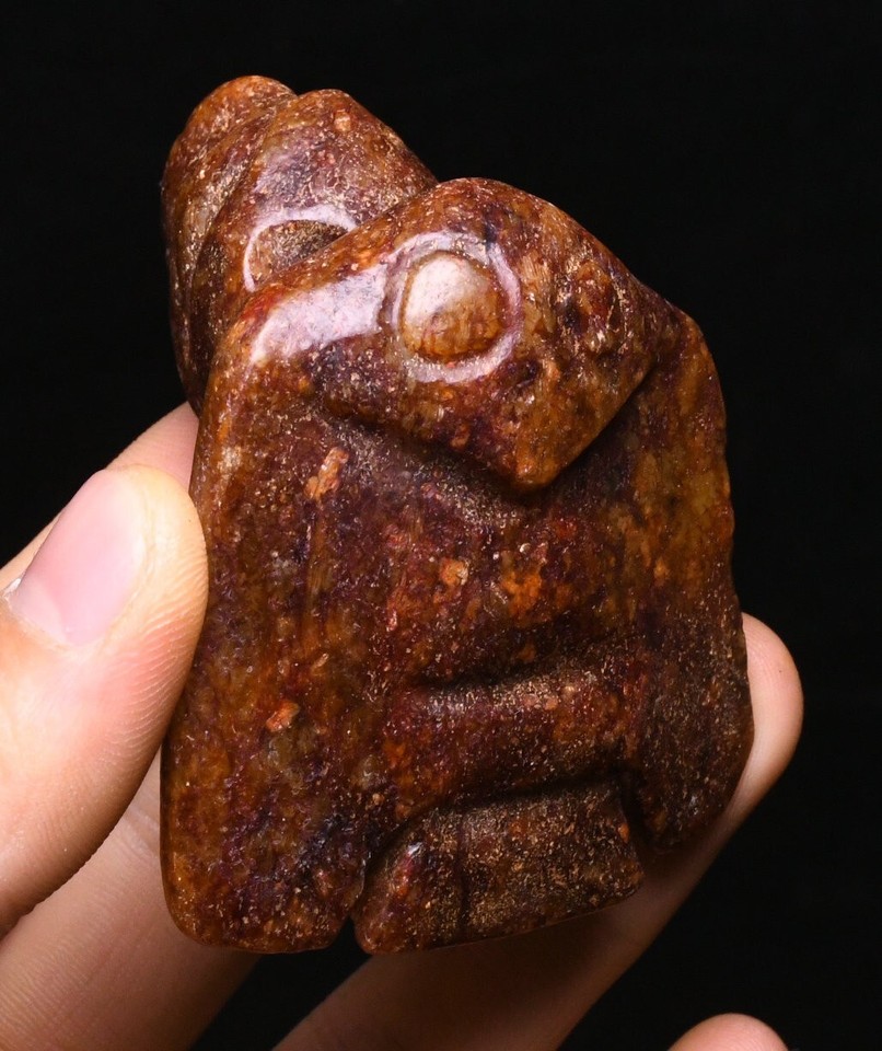 6CM China Hongshan Culture Old Jade Carved Bird Aninal Exorcize Amulet Pendant | eBay