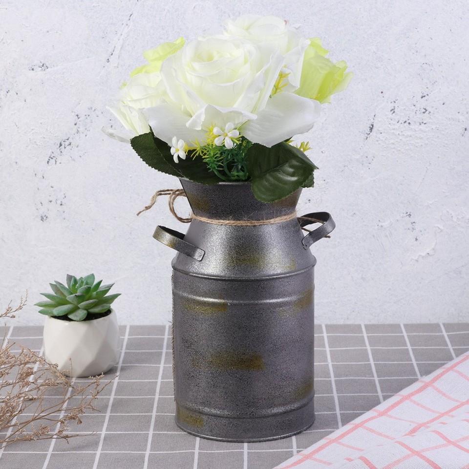 Flower Vase Home Decoration Rustic Farmhouse Country Holder Pitcher ...