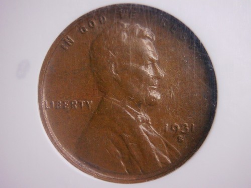 1931-S LINCOLN CENT__KEY DATE WHEAT PENNY__NGC GRADED AU55 BN__RARE ...