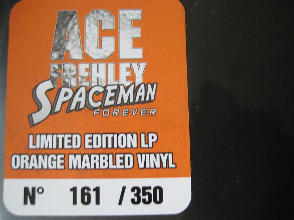 1LP - KISS -ACE FREHLEY - "SPACEMAN FOREVER" - ORANGE MARBLED VINYL | eBay
