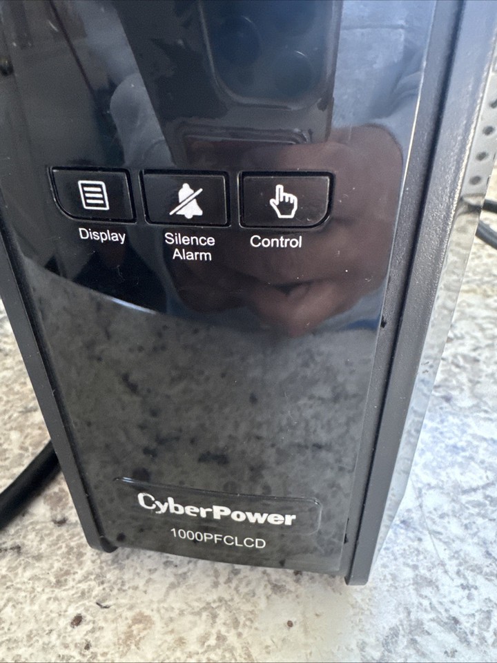 CyberPower 1000PFCLCD UPS With Battery Untested As Is Power On | eBay