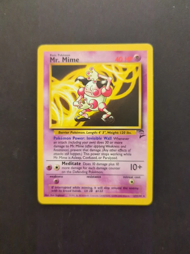 Mr. Mime 027/130 Base Set 2 | eBay