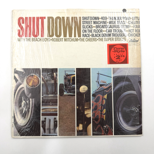 SHUT DOWN LP Capitol 1963 Mono Surf Compilation Beach Boys IN SHRINK ...