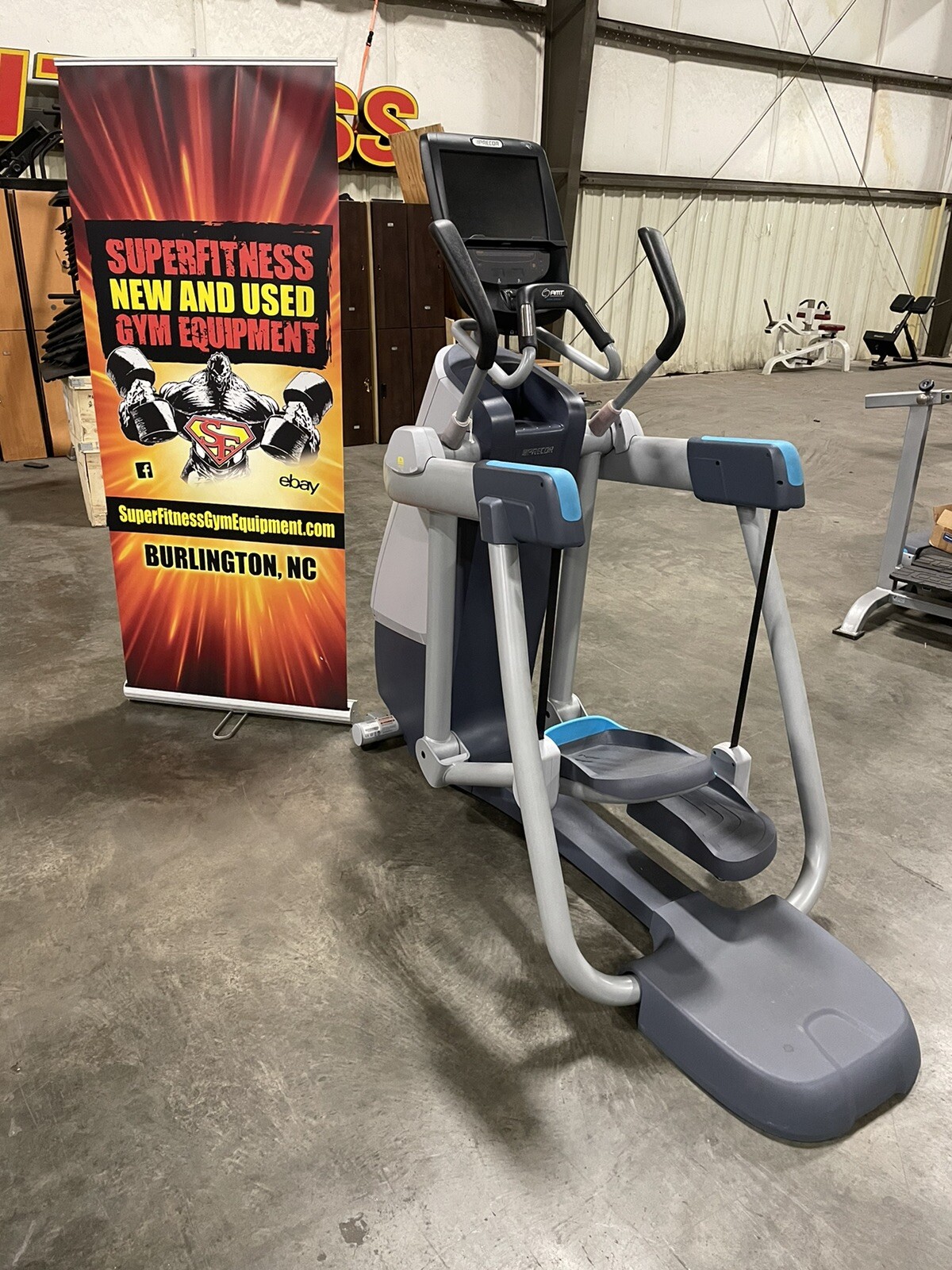 Precor AMT 885 with Open Stride Adaptive Motion Trainer P80 Touch ...