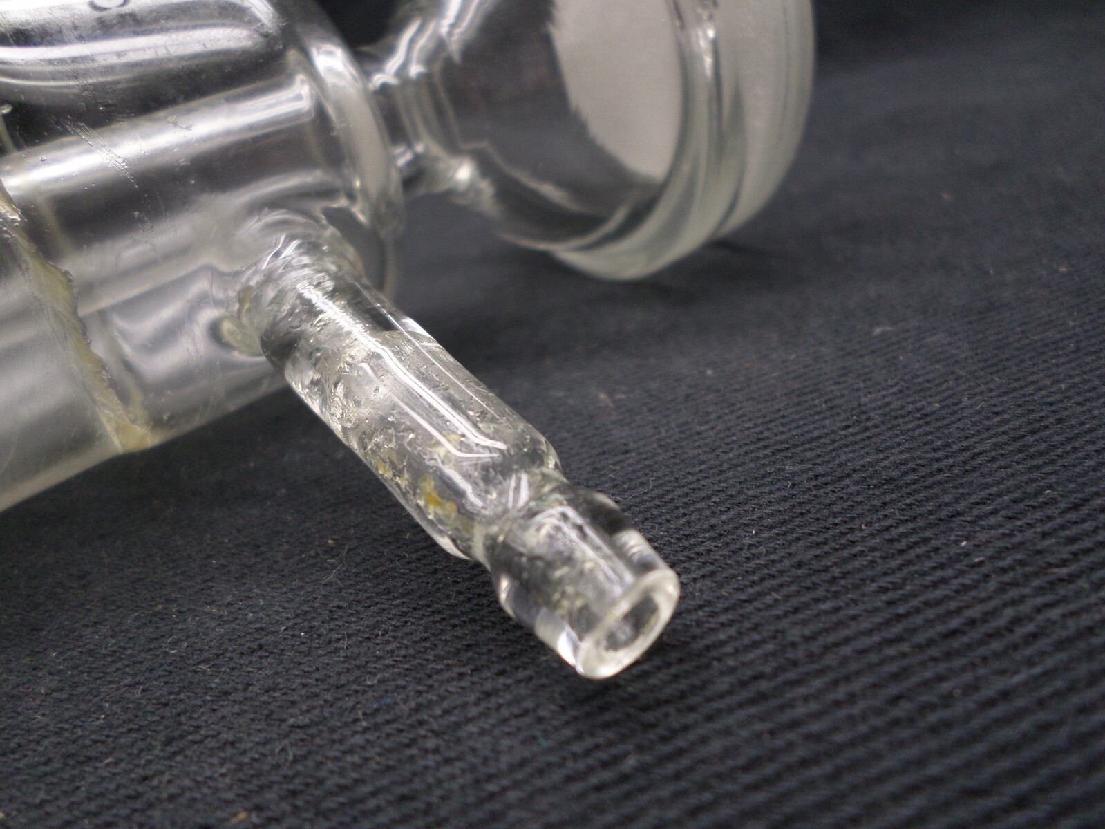 Glass 47mm Vacuum Micro Filtration Fritted Support Base Tubulated 8mm ...