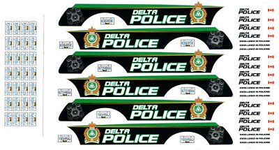 1/24, 1/25 Police Car decals (Bill Bozo - Delta, Canada) | eBay