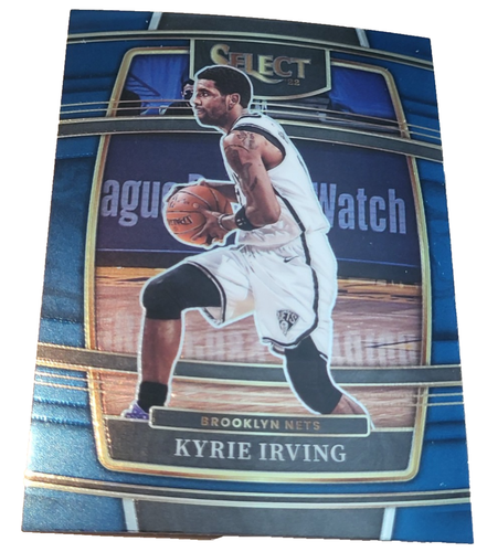 2022 Panini Select #80 Brooklyn Nets Kyrie Irving Blue Basketball Card ...
