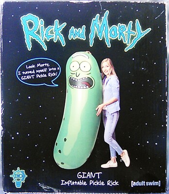 NEW RICK AND MORTY ADULT SWIM 72" GIANT INFLATABLE PICKLE RICK | eBay