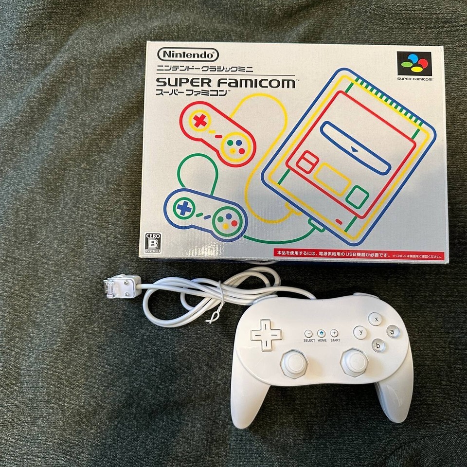 Nintendo Super Famicom Classic Mini Console Jap SNES Built-in Games 21 ...