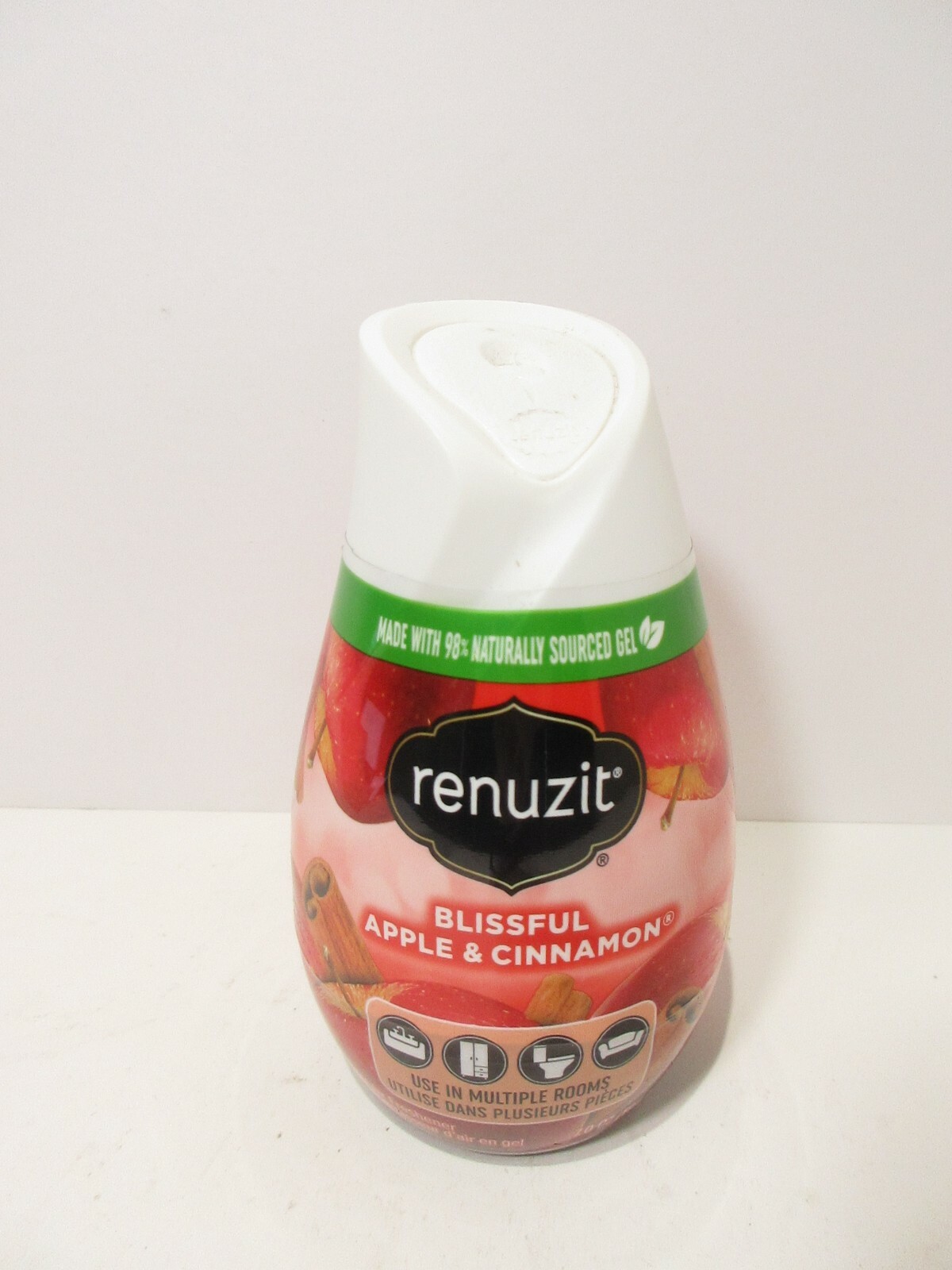 (pack of 6) Renuzit GEL Air Freshener Blissful Apple and Cinnamon 7 Oz ...