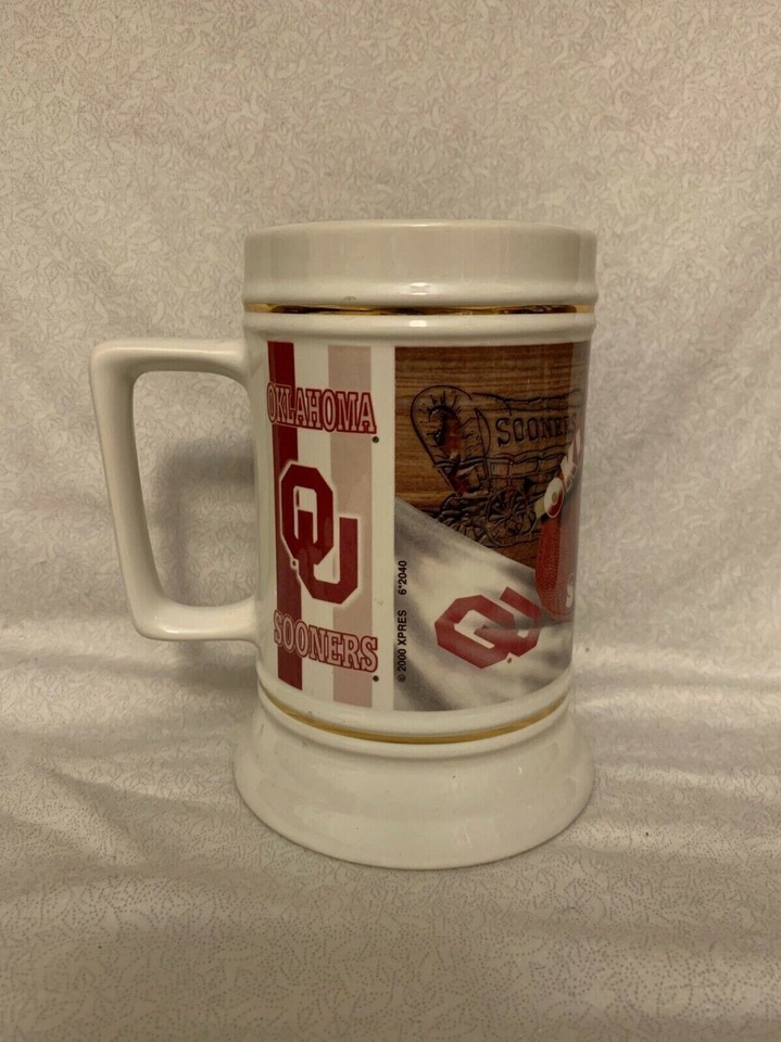 Oklahoma Sooners NCAA Throwback Xpres Ceramic 24oz Beer Stein Mug | eBay