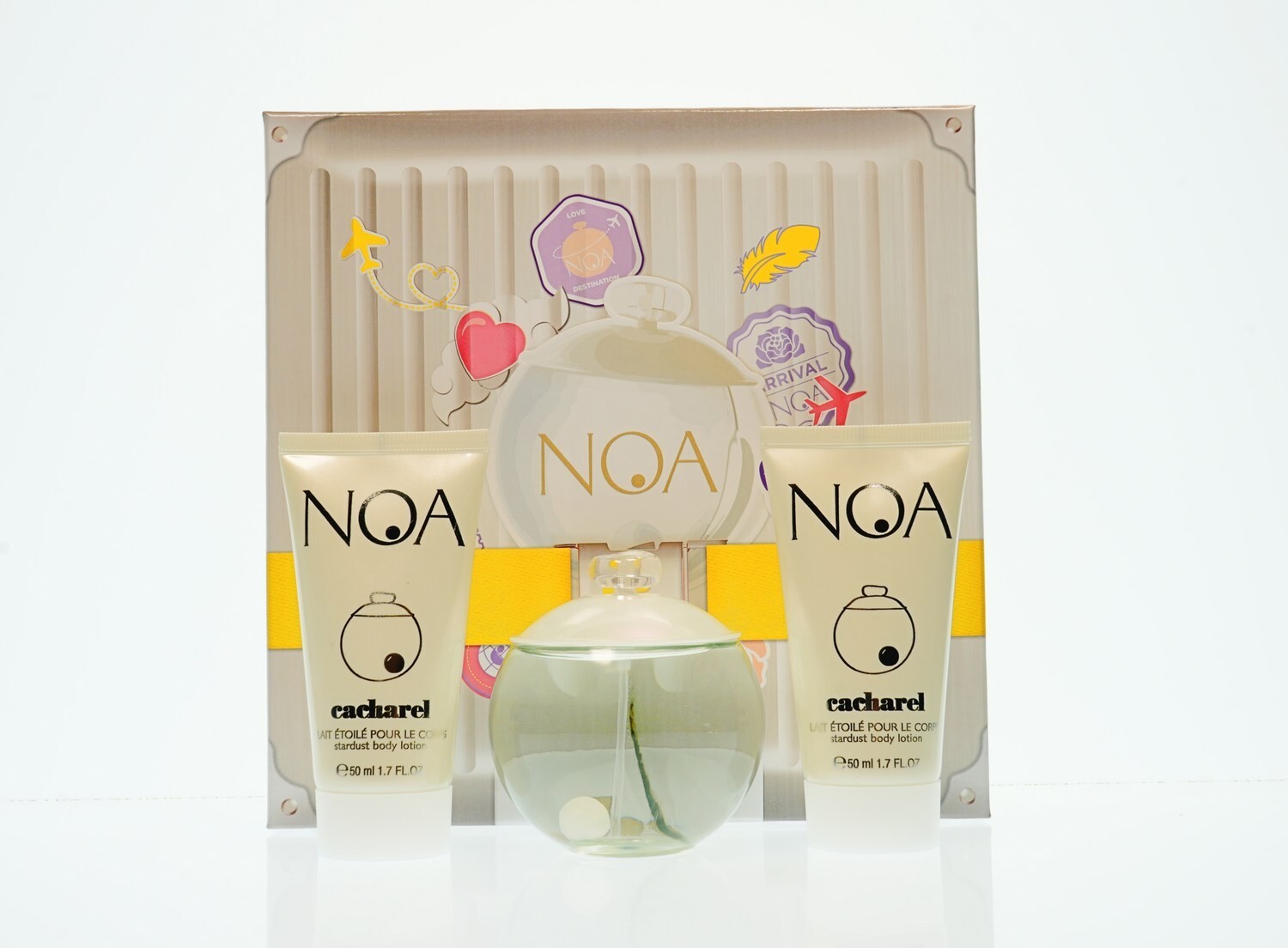 NOA by Cacharel for Women 3 pcs GIFT SET 3.4 oz EDT Spray + 2 x BODY ...