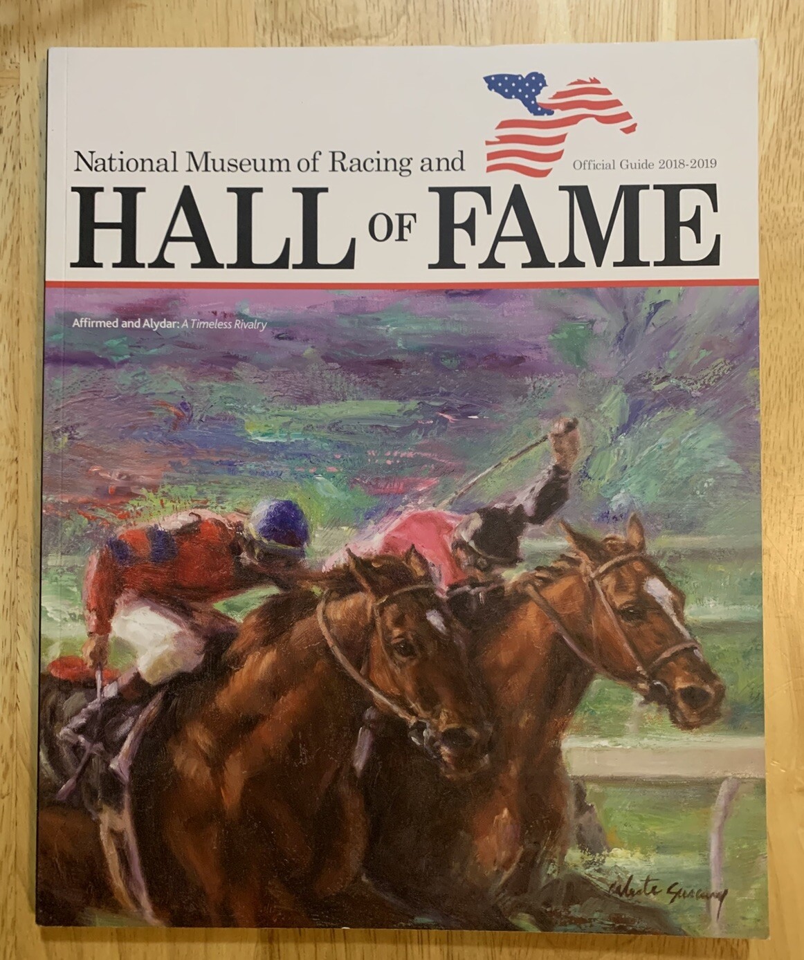 2018 Horse Racing Hall of Fame Program, Penny Chenery, Affirmed, Alydar ...