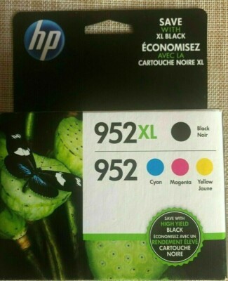 HP 952XL/952 High-Yield Black And Cyan, Magenta,Yellow Ink*EXP 11/2026 ...