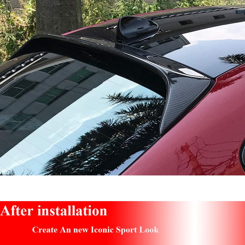 Fits Alfa Romeo Giulia 2015-2021 Carbon Fiber Rear Roof Spoiler Window ...