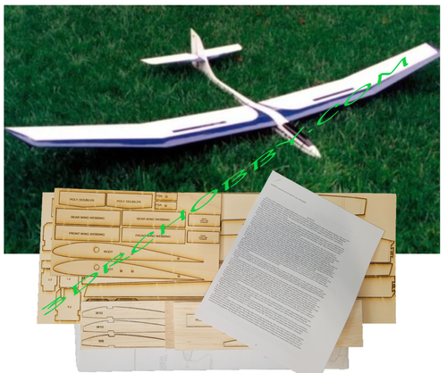 Sagitta 900 Glider 99" Wingspan RC Airplane Laser Cut Balsa & Ply Short ...