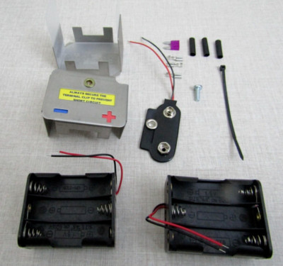 AA to PP9 Battery Adapter for Vintage Transistor Radios - DIY PARTS KIT ...