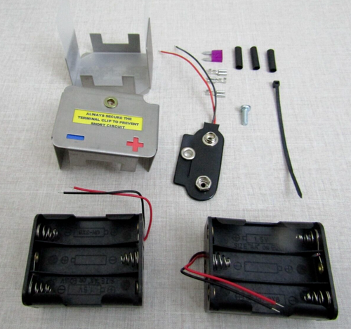 AA to PP9 Battery Adapter for Vintage Transistor Radios - DIY PARTS KIT ...