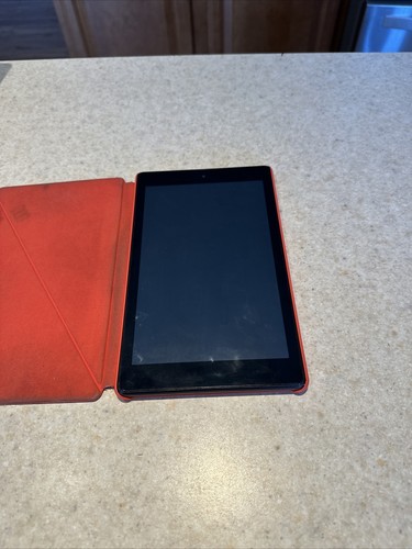 Amazon Fire HD 8 16 GB, Wi-Fi, 8 in - Black With Red Case - Model ...