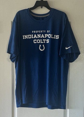 Nike Indianapolis Colts NFL Team Apparel Adult 2X DriFit Blue Short ...