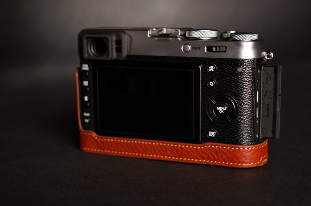 Genuine real Leather Full Camera Case bag Cover for FUJIFILM X100T ...