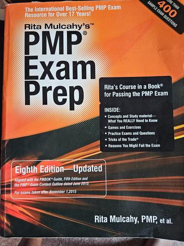 PMP Exam Prep by Rita Mulcahy 10th Edition Upgraded Paperback Brand New ...
