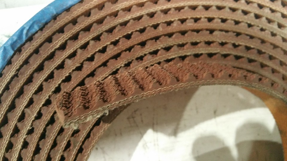 Lot of Open Ended Timing Belt Material 1" X approx 90ft, 6 rolls ...