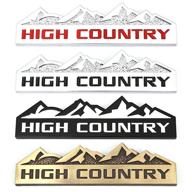 High Country Emblem Logo High Country Fit For Silverado Camaro Emblem