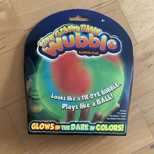 NEW Tiny Groovy Glow Glo Wubble Tie Dye Bubble Ball Kids Toy | eBay