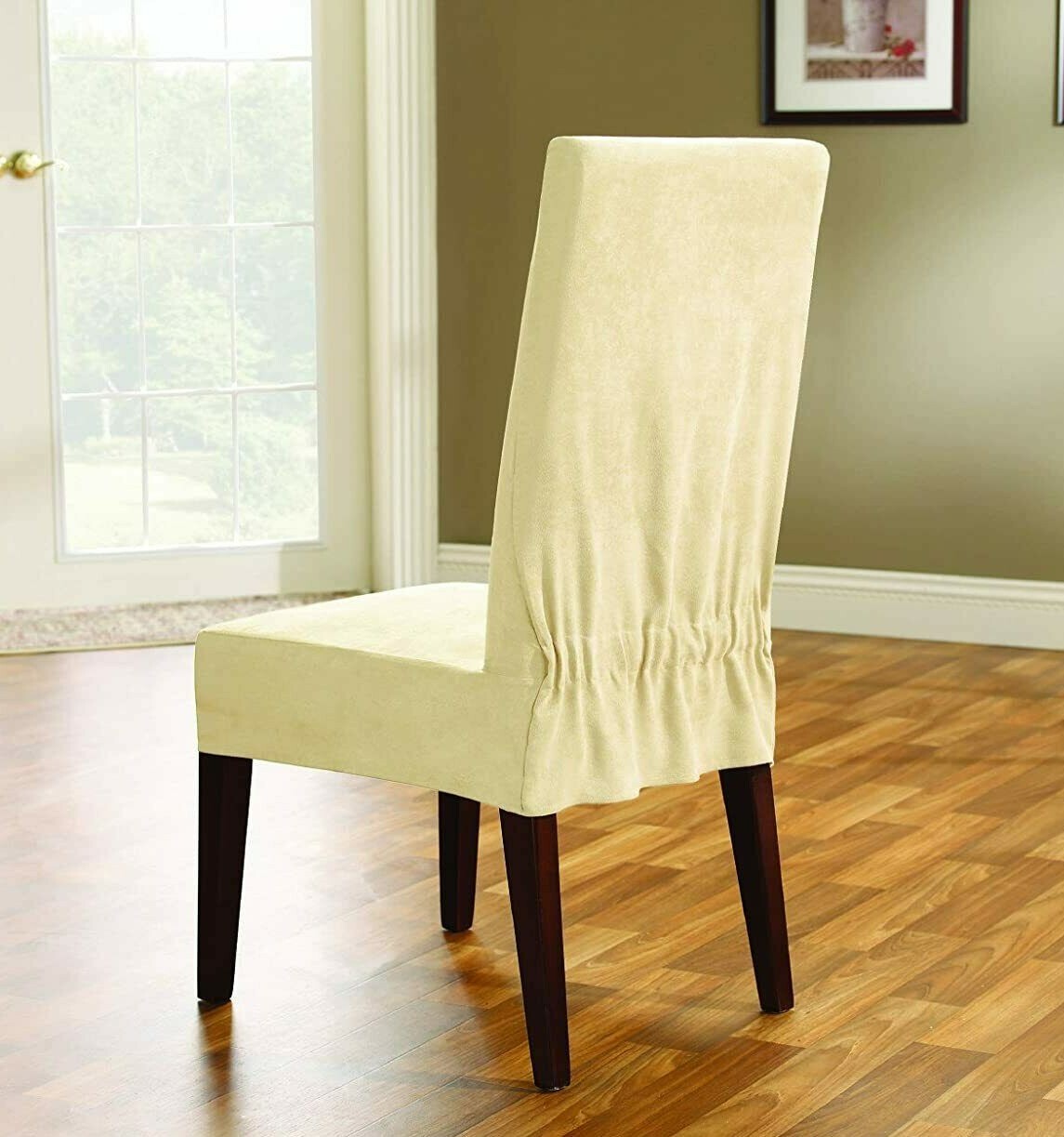 Cream Chair Covers Dining Room