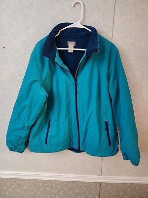 Duluth Trading Women XL Teal Grab Jacket Fleece Lined Softshell Coat ...