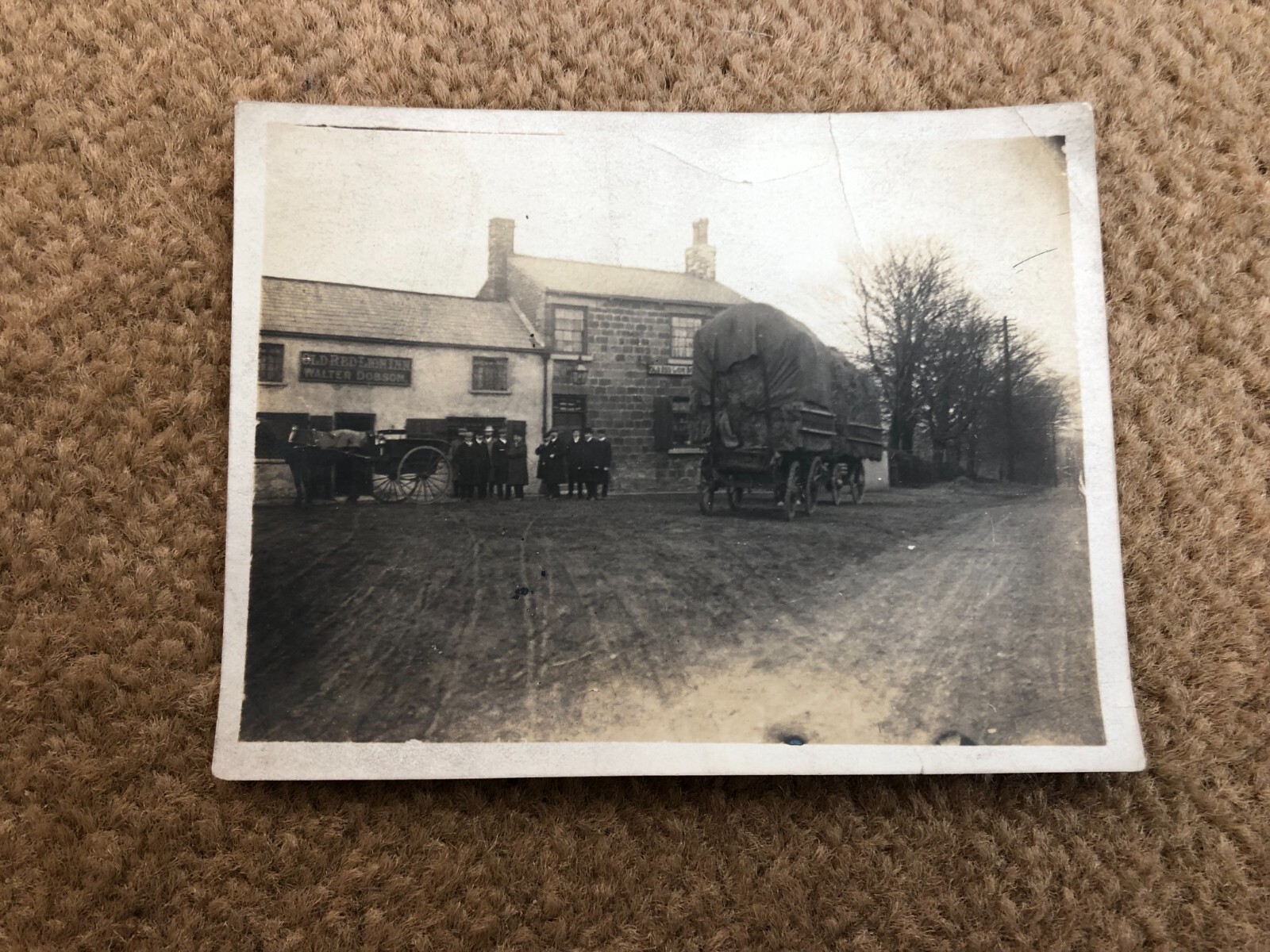 LEEDS Whinmoor OLD RED LION INN c1899 photograph photo | eBay UK
