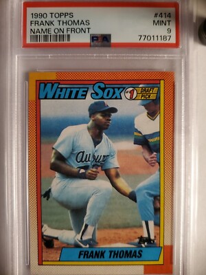 1990 Topps Frank Thomas Rookie #414 PSA 9 Chicago White Sox | eBay