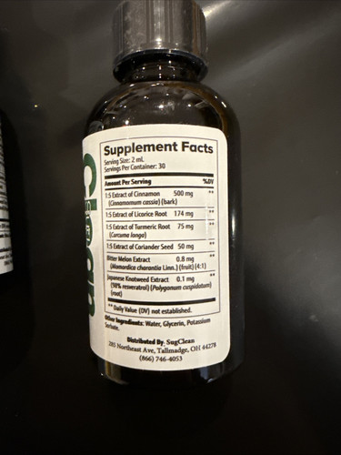 (3 Pack) Sug Clean Drops SugClean Glycogen Support Dietary Supplement ...