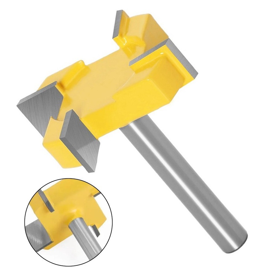 8mm Shank Router Bit with Carbide Tips T Slot Cutter for Wood MDF and ...