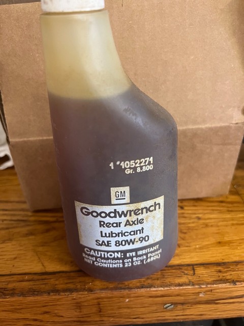 NOS GM Goodwrench Rear Axle Lubricant 80W-90 GL4 2 23oz Containers GM ...