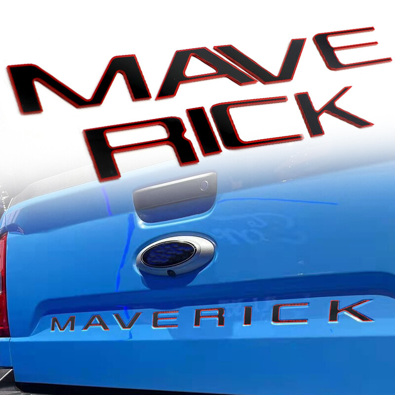 3D Raised Rear Tailgate Insert Letter Emblem For 2022-2024 MAVERICK ...